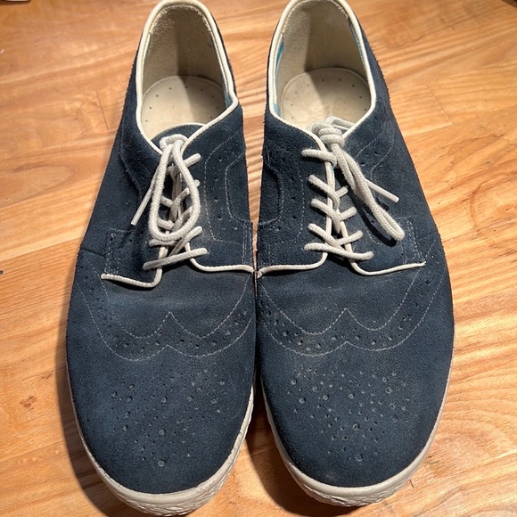 j shoes | Shoes | J Shoes Distressed Casual Wingtip Oxfords C50 Navy ...